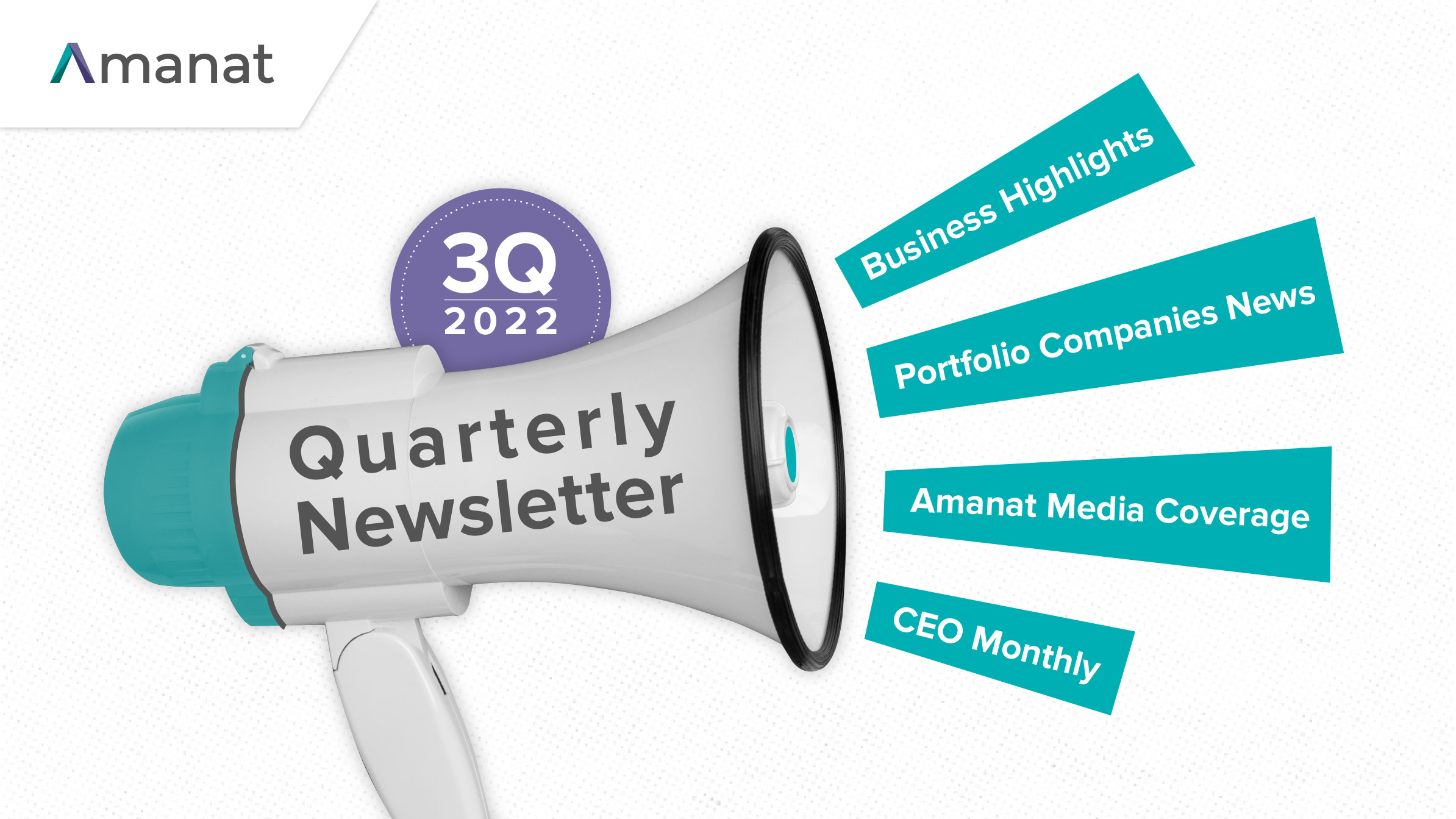 Quaterly Newsletters - Amanat - The region's gateway to sustainable ...